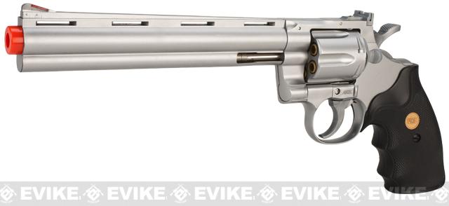UHC Cobra Spring Revolver (Length: 8" / Silver with Black Grips ...