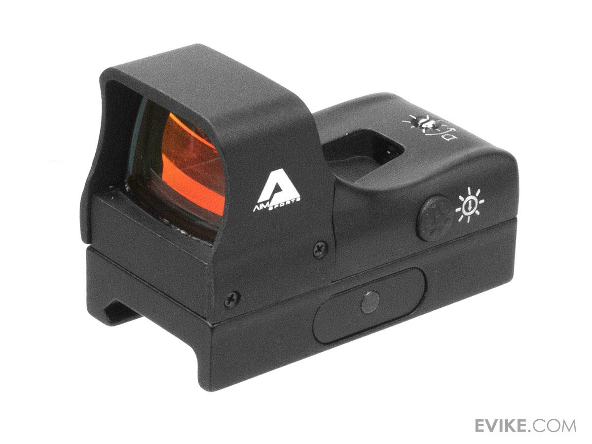 AIM Sports 1x27 Compact Red Dot Sight w/ Push Button Activation ...