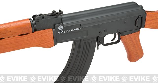 Licensed Kalashnikov Electric Blowback AK-47 Airsoft AEG Rifle w/ Real Wood by CYMA (Package ...