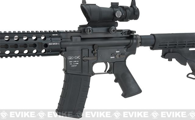 GHK M4A1 MOD1 V2 with 9.5" Keymod Handguard Airsoft GBB Rifle, Airsoft ...