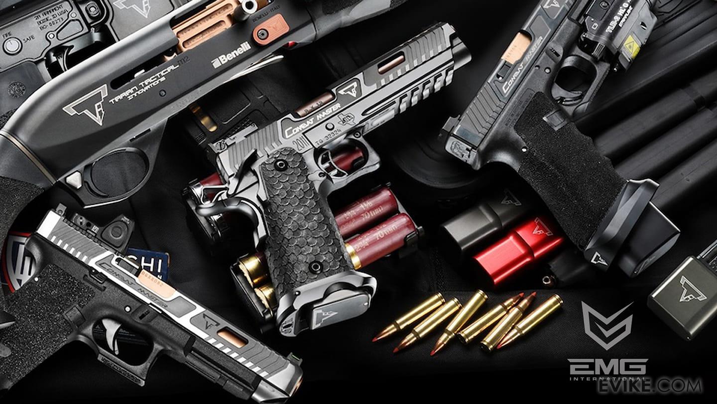 EMG STI / TTI Licensed JW3 2011 Combat Master Airsoft Training Pistol ...