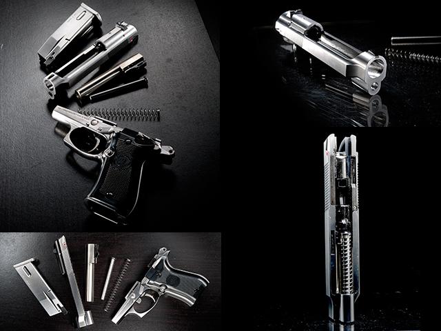 WE Full Metal M84 Compact Professional Training Airsoft GBB Pistol ...