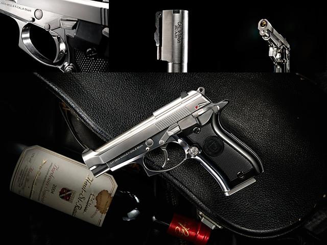 WE Full Metal M84 Compact Professional Training Airsoft GBB Pistol ...