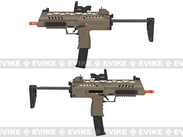 WE-Tech SMG-8 Airsoft GBB Sub Machine Gun (Color: Tan), Airsoft Guns ...