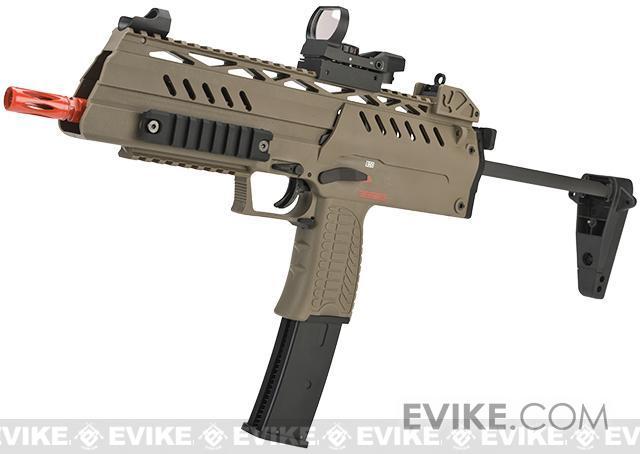 WE-Tech SMG-8 Airsoft GBB Sub Machine Gun (Color: Tan), Airsoft Guns ...