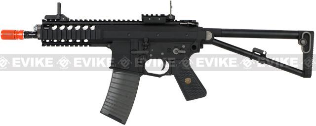 WE PDW Airsoft Gas Blowback Rifle (Color: Black / Compact / 2 Mag ...
