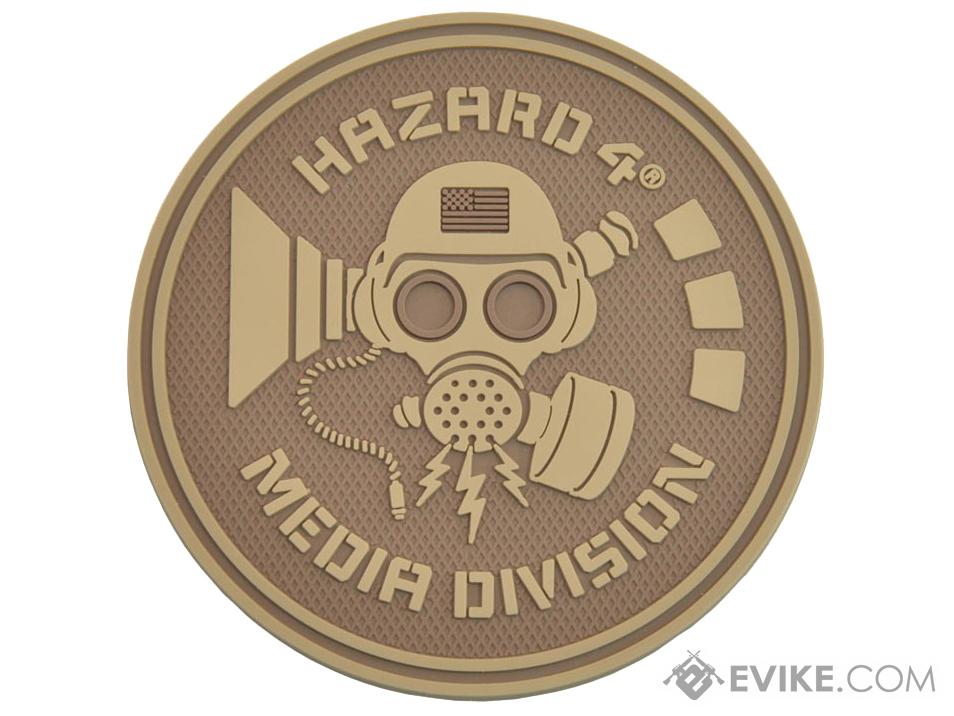 Hazard 4 Media Division TPR Rubber Patch (Color: Coyote), Tactical Gear ...