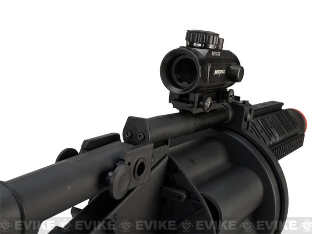 ICS MGL Full Size Airsoft Revolver Grenade Launcher (Color: Black Gen.2 ...