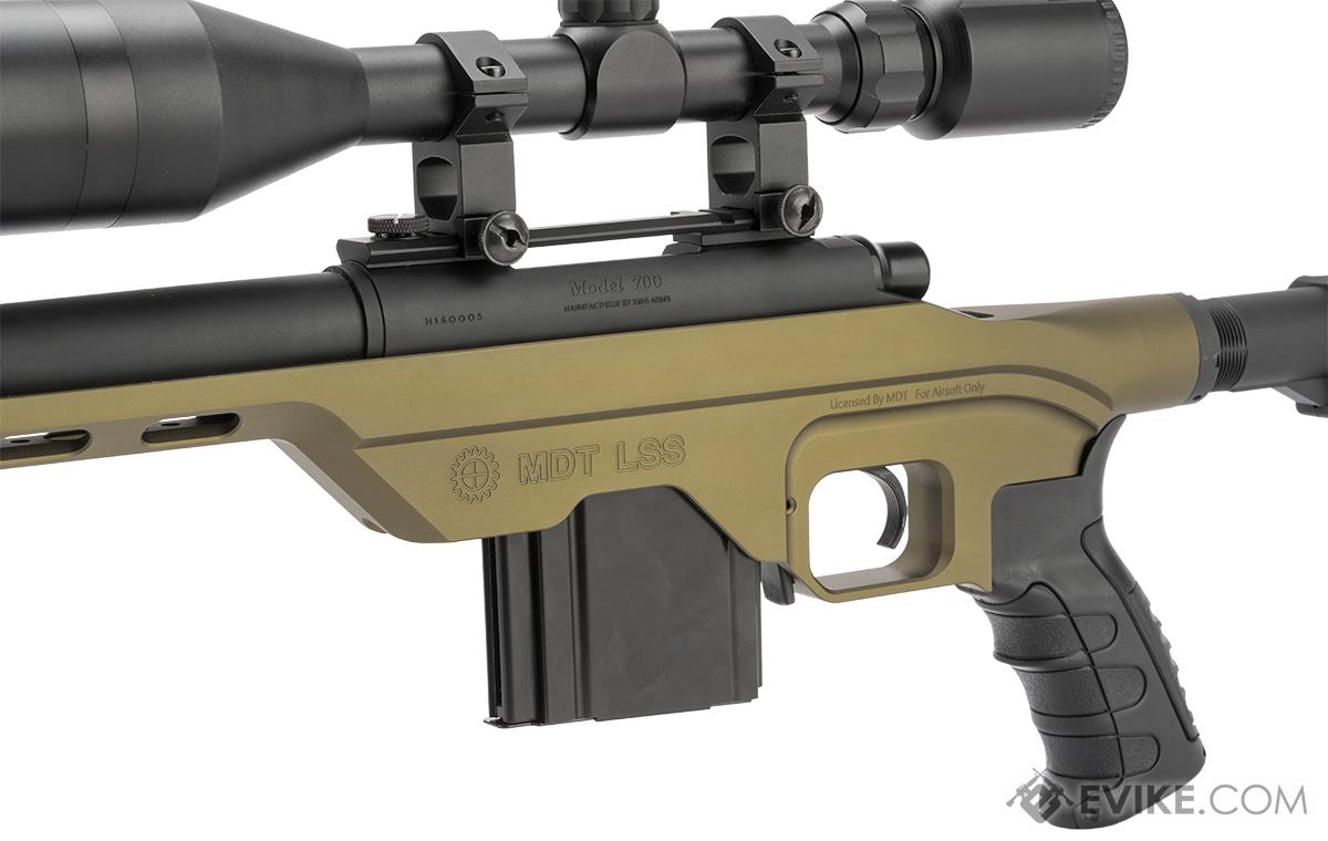 King Arms Officially Licensed MDT LSS Gas Powered Airsoft Sniper Rifle ...