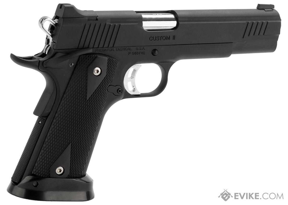 Predator Tactical Iron Shrike Gas Blowback 1911 Pistol by King Arms ...