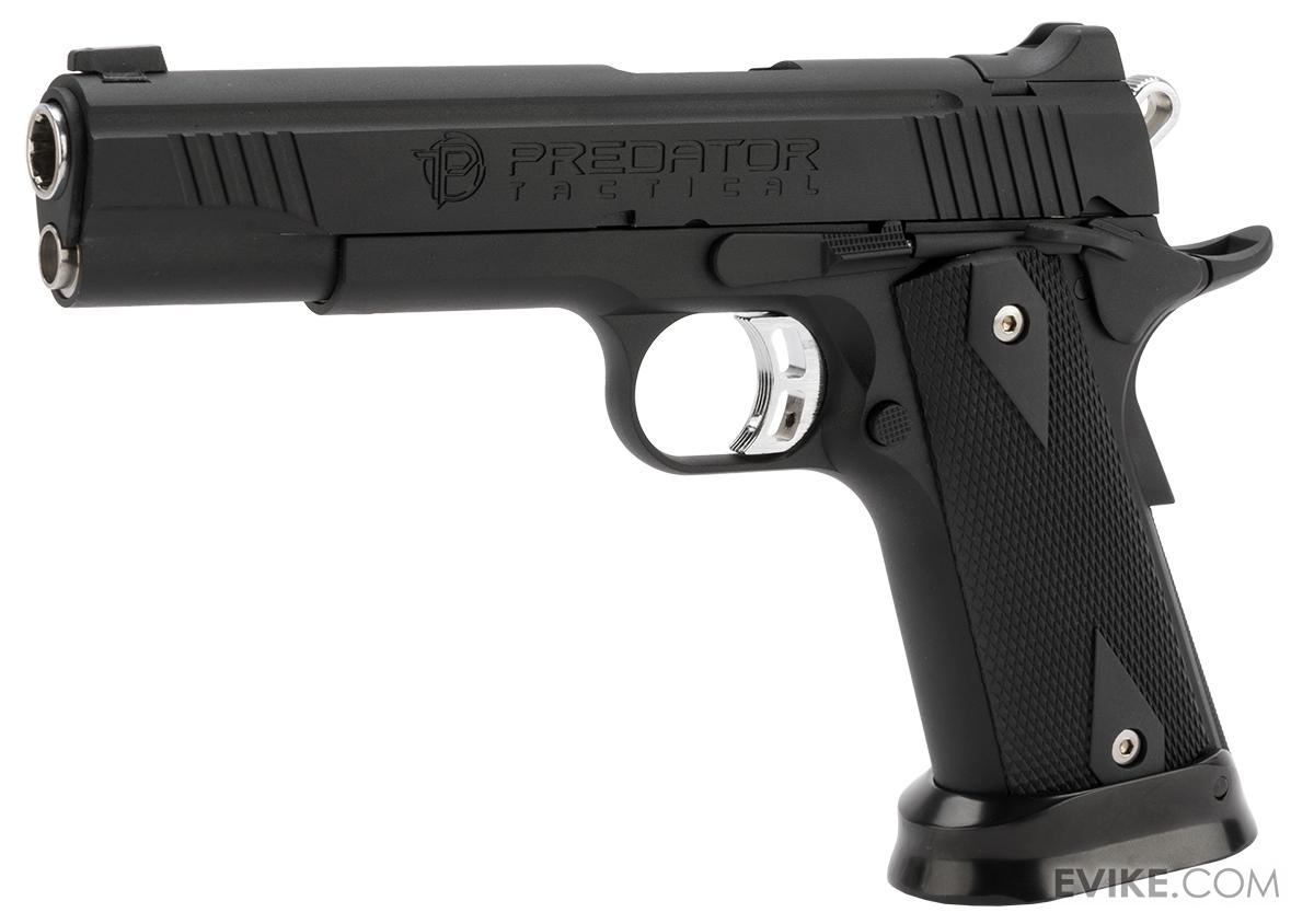 Predator Tactical Iron Shrike Gas Blowback 1911 Pistol by King Arms ...