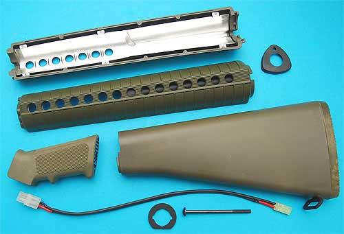 z G&P M16A2 Conversion Kit for M4 M16 Series Airsoft AEG (OD Green ...