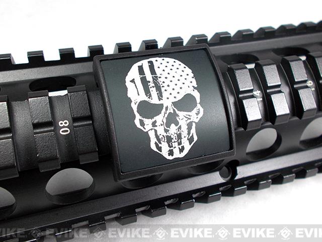 Custom Gun Rails Small Laser Engraved Aluminum Rail Cover (Type: U.S ...