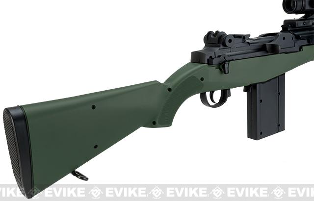 AGM M14 SOCOM Airsoft Spring Powered Rifle Package (Color: OD Green ...