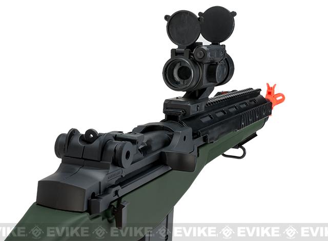 AGM M14 SOCOM Airsoft Spring Powered Rifle Package (Color: OD Green ...