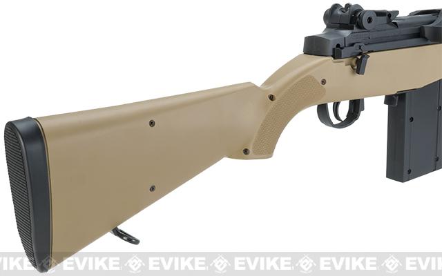 AGM M14 Full Size Airsoft Spring Powered Sniper Rifle + Red Dot ...