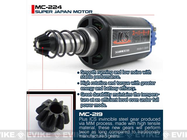 ICS Super (Japan) High Torque Performance Airsoft AEG Motor - Long ...