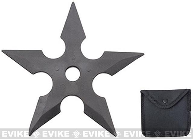 Hero's Edge 5 Point Rubber Throwing Star with Pouch, Tactical Gear ...