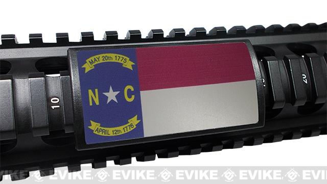 Custom Gun Rails Large State Flag Aluminum Rail Cover (State: North ...