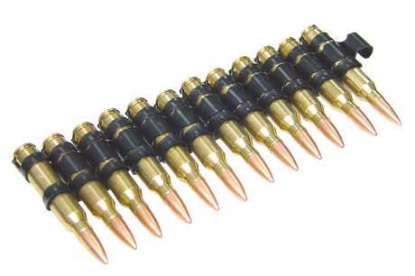 Super Realistic M249 5.56 Cartridge Belt Fake Dummy Shell / Bullets ...