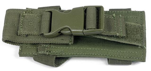 Horizontal MOLLE / Belt Mounted Pistol Magazine Pouch (Color: OD Green ...