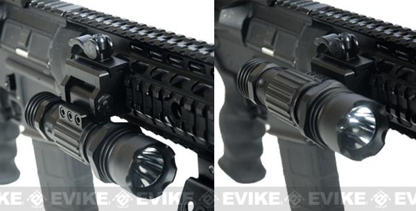 z UTG Flip-to-Side 27mm Tactical Flashlight Ring w/QD Lever Lock ...