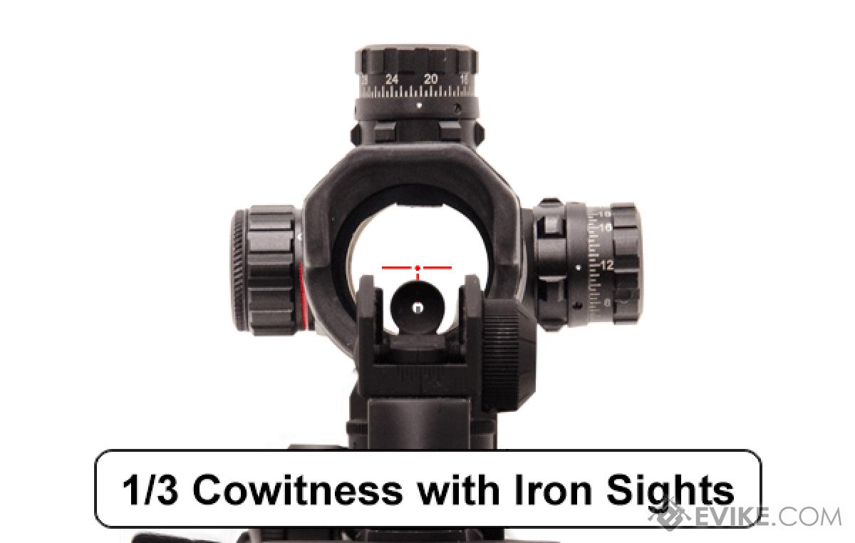UTG 6" ITA Red/Green CQB Dot Sight with Offset QD Mount (Type: T-Dot ...