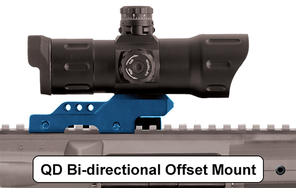 UTG 6" ITA Red/Green CQB Dot Sight with Offset QD Mount (Type: T-Dot), Accessories & Parts ...