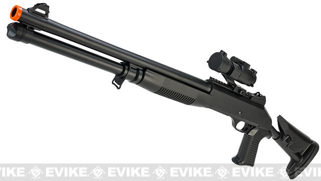 S&T / AGM M3 Tactical Shell loading Airsoft Shotgun (Model: Retractable ...