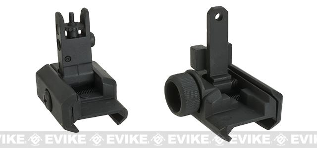 Shooters Steel Precision MP7 Style Flip Up Front & Rear Sight Set for ...