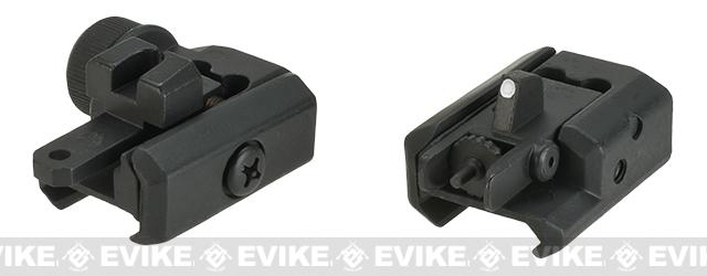 Shooters Steel Precision MP7 Style Flip Up Front & Rear Sight Set for ...