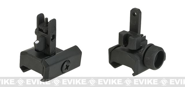 Shooters Steel Precision MP7 Style Flip Up Front & Rear Sight Set for ...