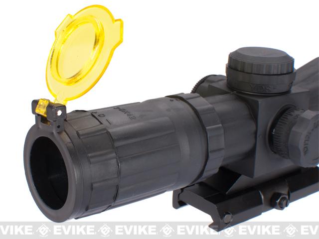 z AIM Rubber Armored 3-9x42 QRM Dual Illuminated Rifle Scope ...