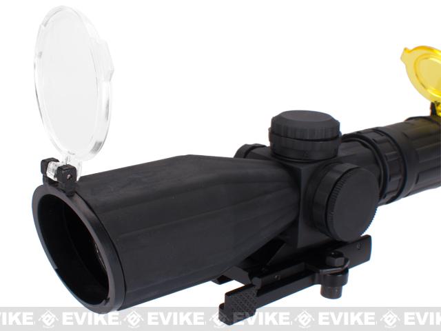 z AIM Rubber Armored 3-9x42 QRM Dual Illuminated Rifle Scope ...