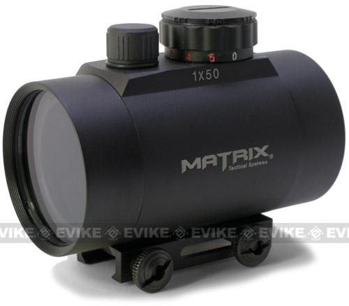 z Matrix 1x50 Military Grade Illuminated Red / Green Dot Sight Scope w ...