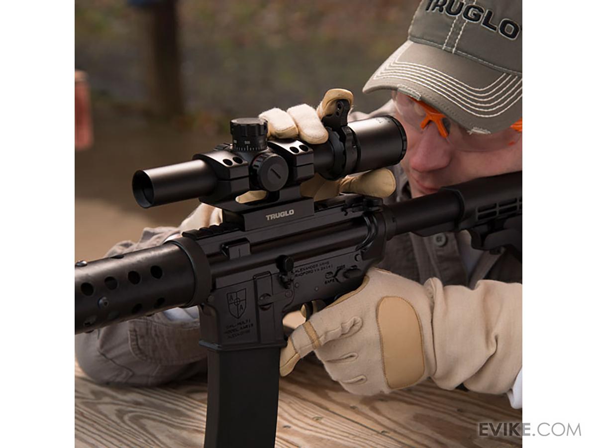 TruGlo Tru Brite SCP Tactical 1-6x24 Illuminated Rifle Scope ...