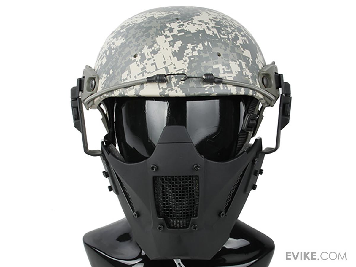 TMC Hard Shell Half Fast Mask (Color: Black), Tactical Gear/Apparel ...