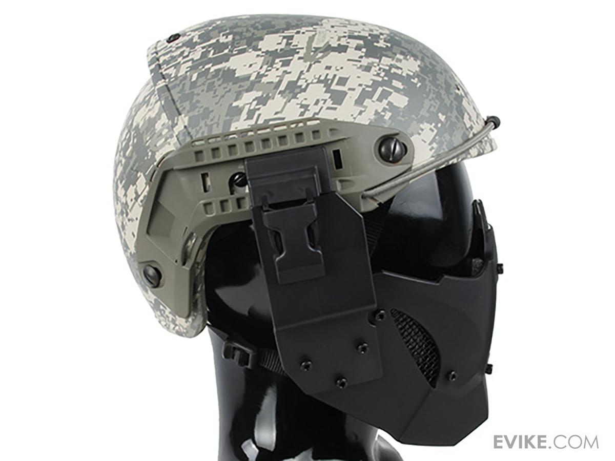 TMC Hard Shell Half Fast Mask (Color: Black), Tactical Gear/Apparel ...