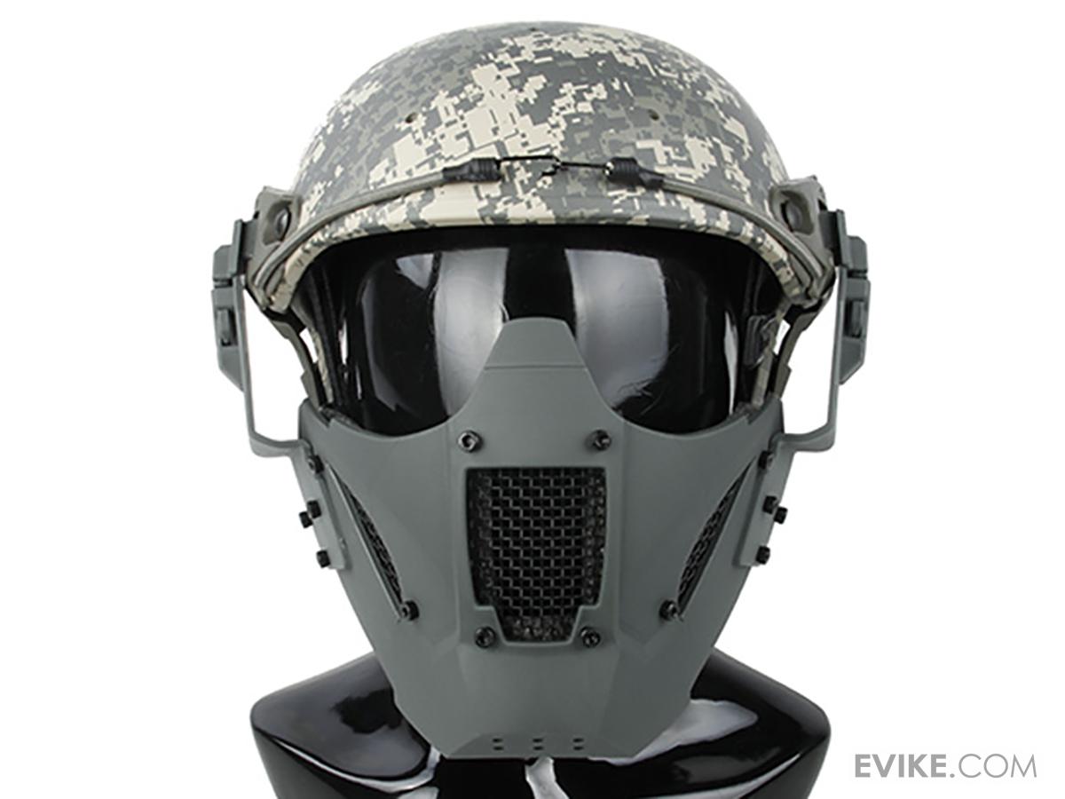 TMC Hard Shell Half Fast Mask (Color: Wolf Gray), Tactical Gear/Apparel ...