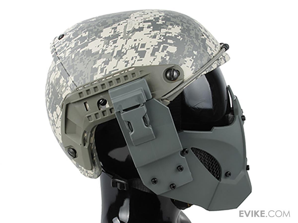 TMC Hard Shell Half Fast Mask (Color: Wolf Gray), Tactical Gear/Apparel ...