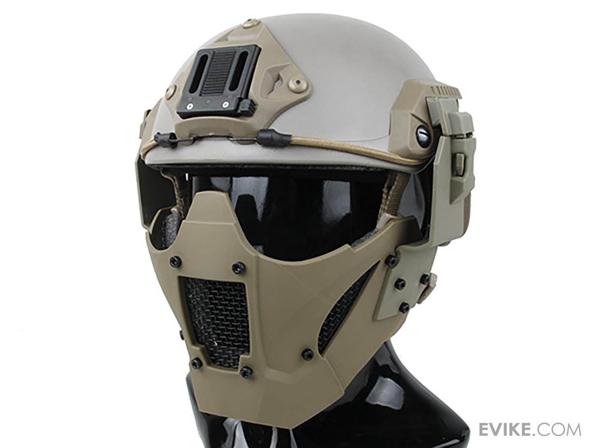 TMC Hard Shell Half Fast Mask (Color: Khaki), Tactical Gear/Apparel ...