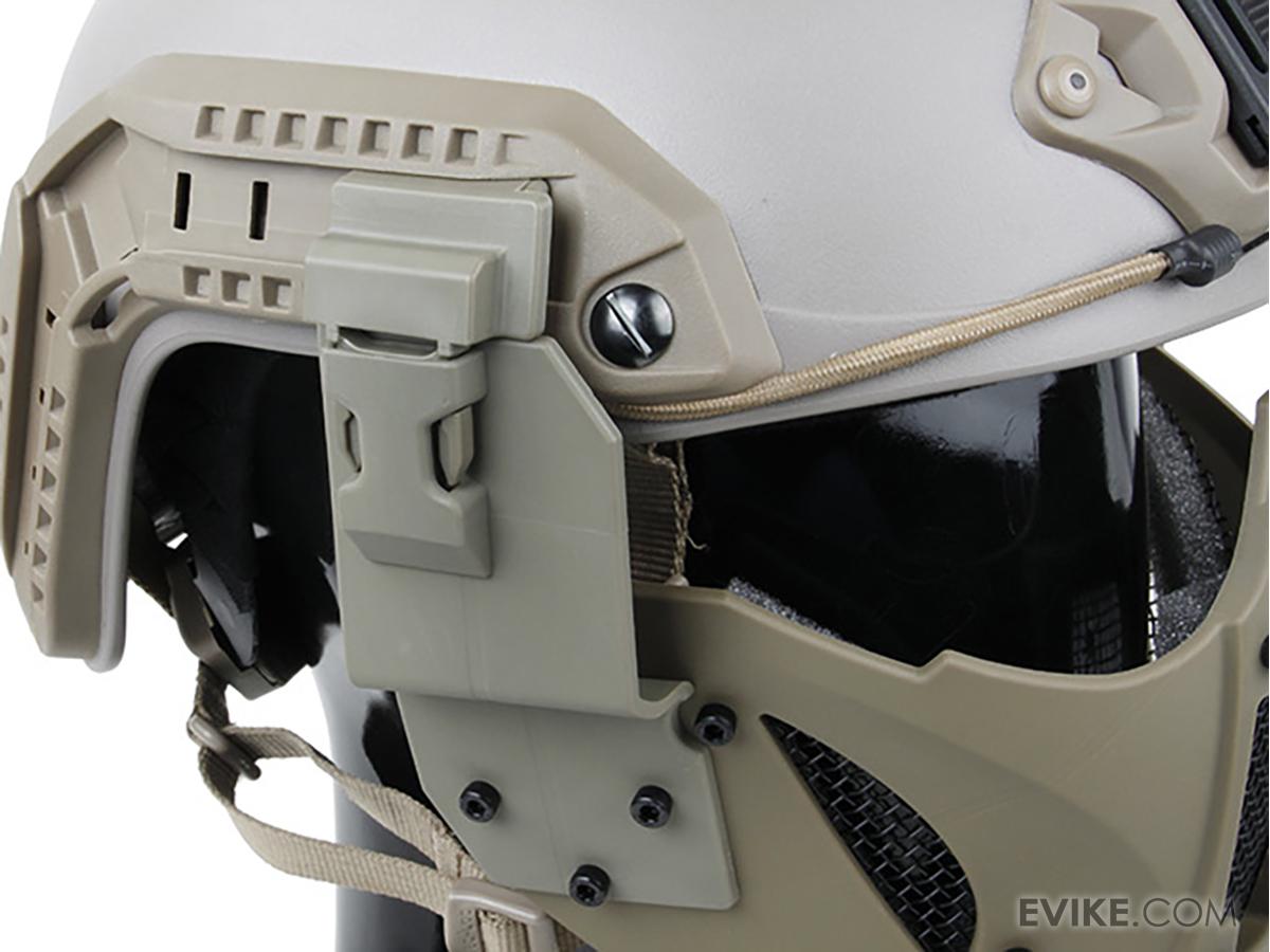 TMC Hard Shell Half Fast Mask (Color: Khaki), Tactical Gear/Apparel ...
