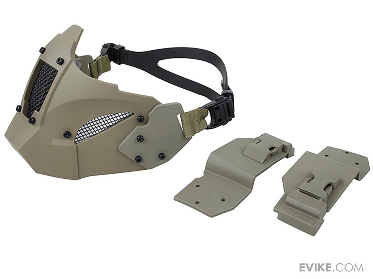 TMC Hard Shell Half Fast Mask (Color: Khaki), Tactical Gear/Apparel ...