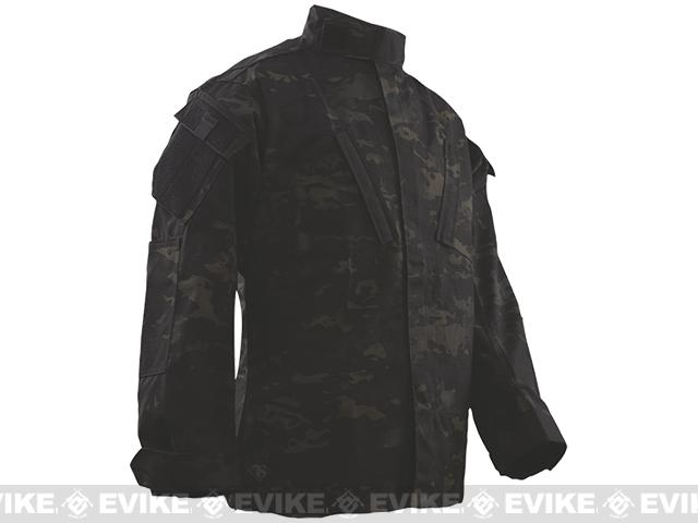 Tru-Spec Tactical Response Uniform Shirt (Color: Multicam Black / Small ...