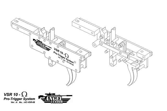 Angel Custom "OMEGA" Pro Zero Trigger System For VSR-10 Airsoft Bolt ...