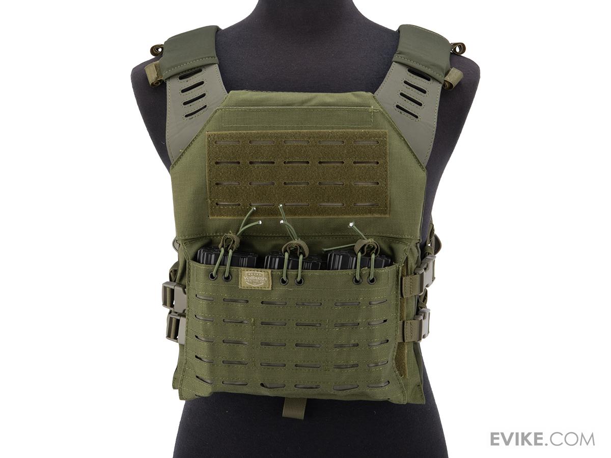 Valken Laser Cut Compact XL Plate Carrier (Color: OD Green), Tactical ...