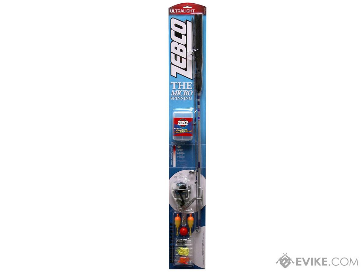 Zebco "The Micro" Ultralight Spinning Reel & Rod Combo, MORE, Fishing ...