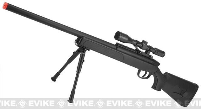 CYMA Bolt Action APS2 ZM51 Airsoft Sniper Rifle (Color: Black), Airsoft ...
