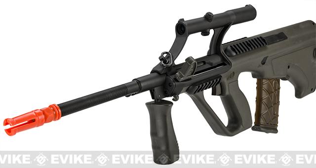 JG AUG Military Lipo Ready Airsoft AEG Rifle w/ Integrated Scope (Color ...