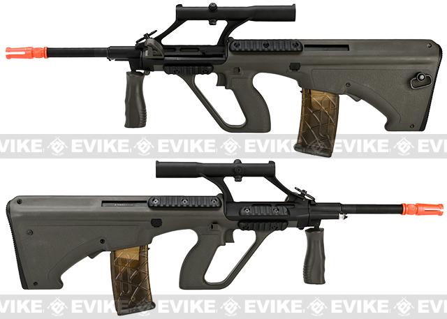 z AUG MIL Carbine Length Airsoft AEG Rifle w/ Integrated Scope by JG ...